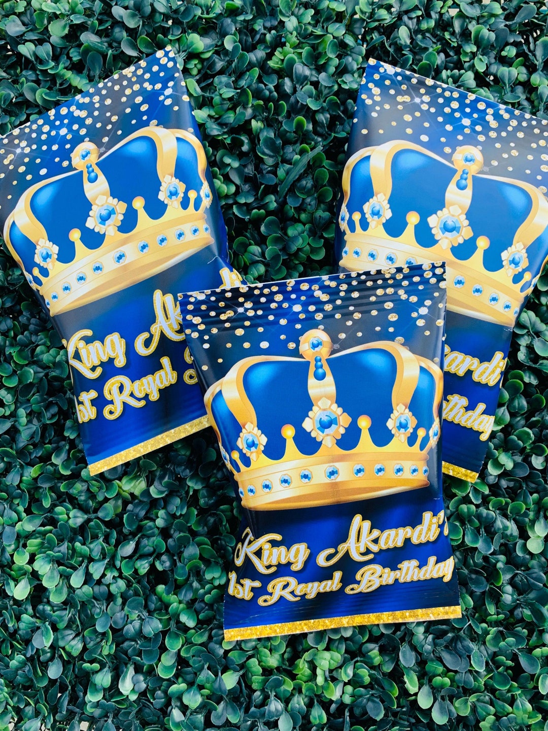Little Prince Chip Bag, Little King Party, A Royal Celebration, Royal ...