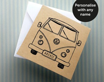 Vw Birthday Card | Etsy
