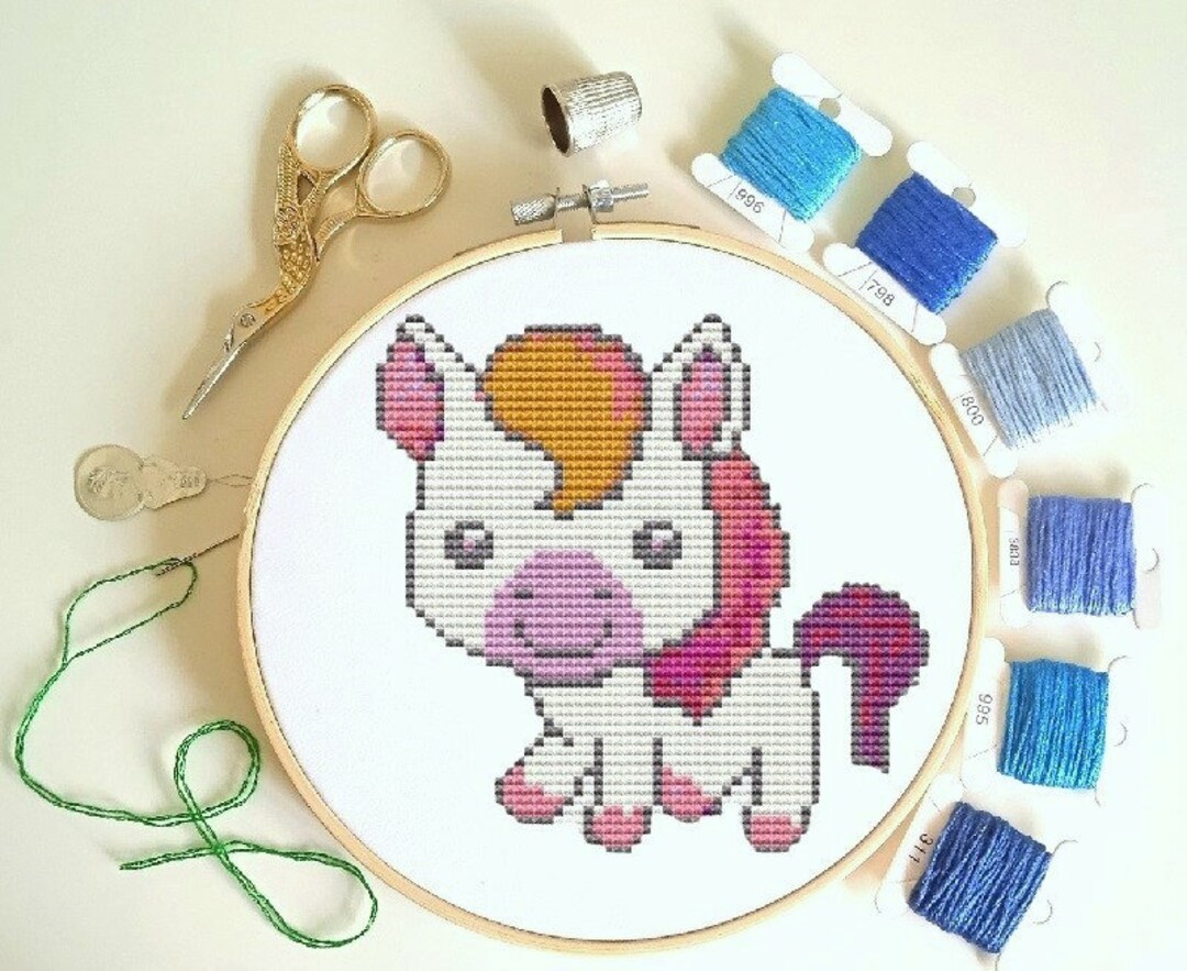 PONY Cross Stitch Pattern, PDF Pattern, PDF Digital Download, Instant ...