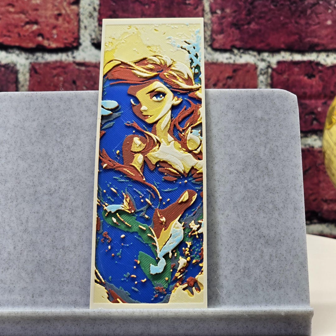 Ariel Little Mermaid Bookmark | Handmade, Good Luck Charm, Book Lover ...