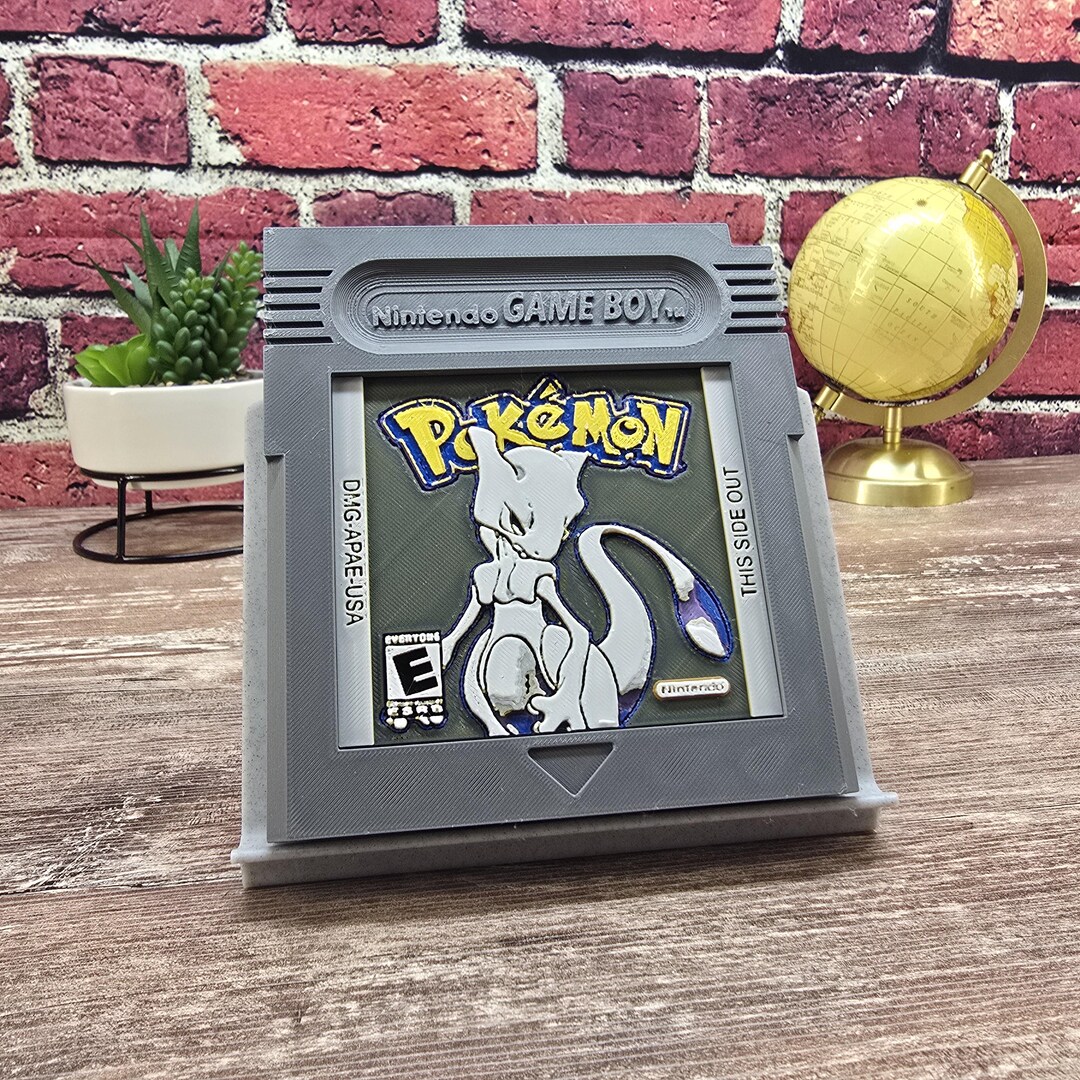 Mewtwo Game Boy Wall Art or Keychain - Etsy