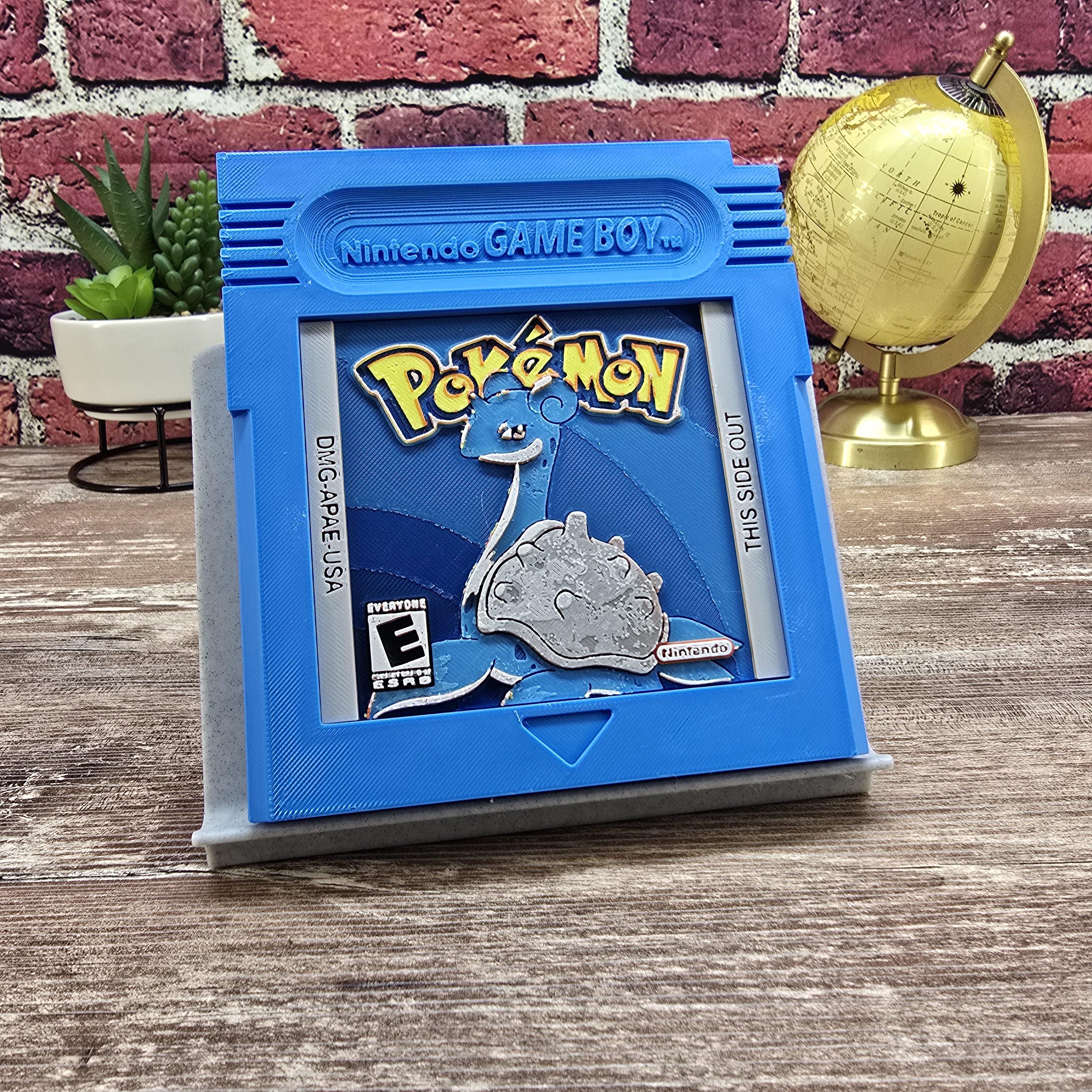 3d-printed Pokémon Lapras Game Boy Cartridge – Wall Art / Keychain - Etsy