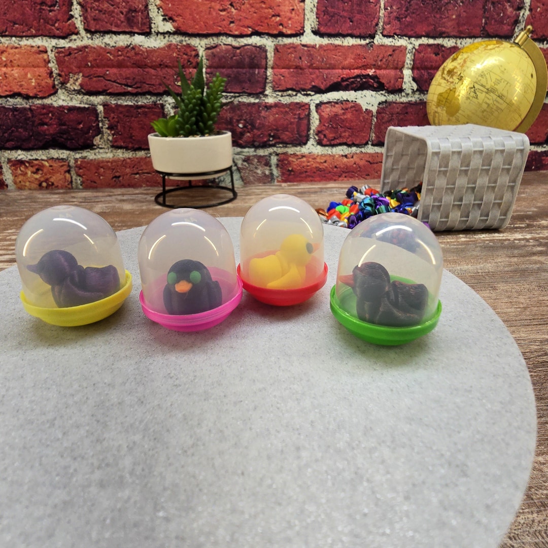 3d Printed Mini Duck Vending Machine Capsule - 1" and 2" - 250 Pieces ...