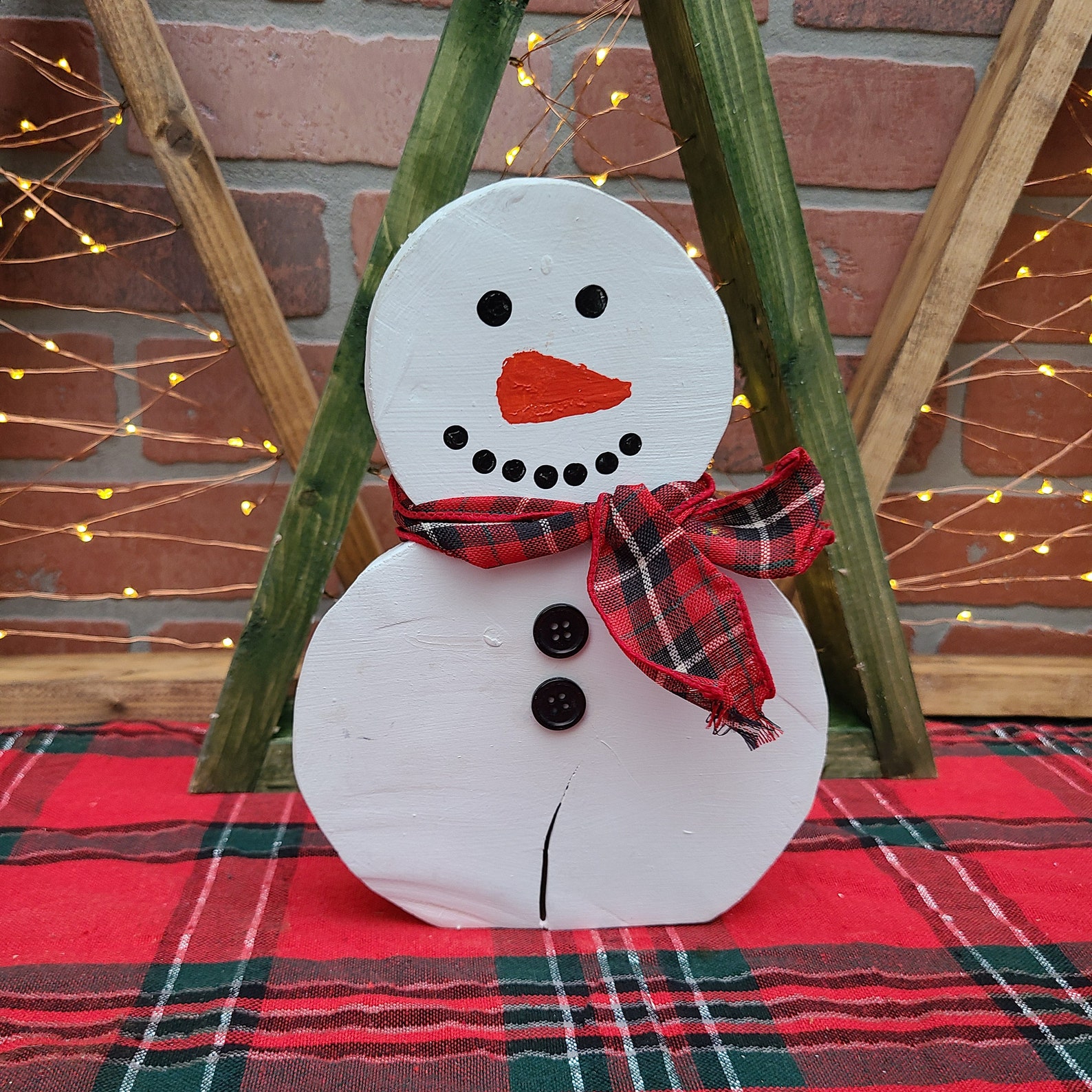 Rustic Wooden Light up Christmas Tree - Reclaimed Wood Mantle Christmas ...