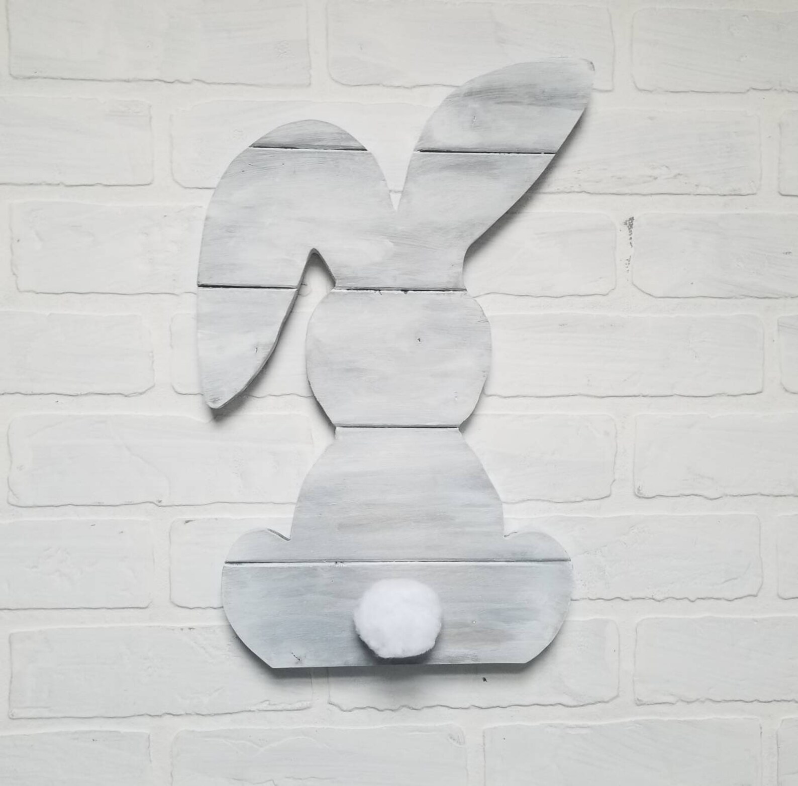 Easter Bunny Reclaimed Wood Door Decoration Wooden Easter | Etsy