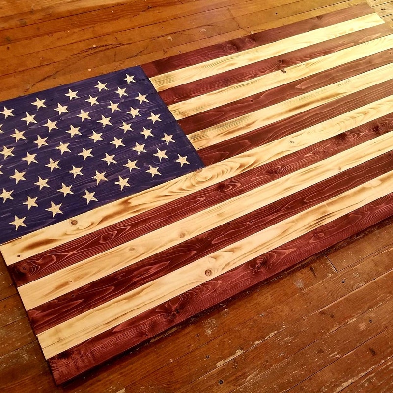 Wood American Flag - Etsy