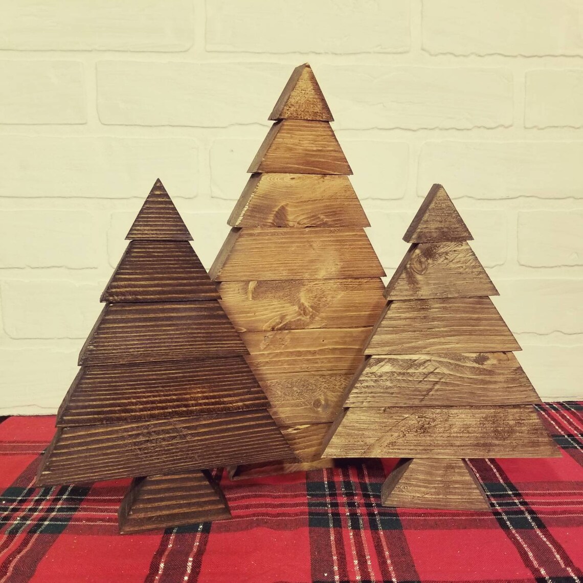 Neutral Rustic Christmas Tree Rustic Neutral Christmas Decor | Etsy