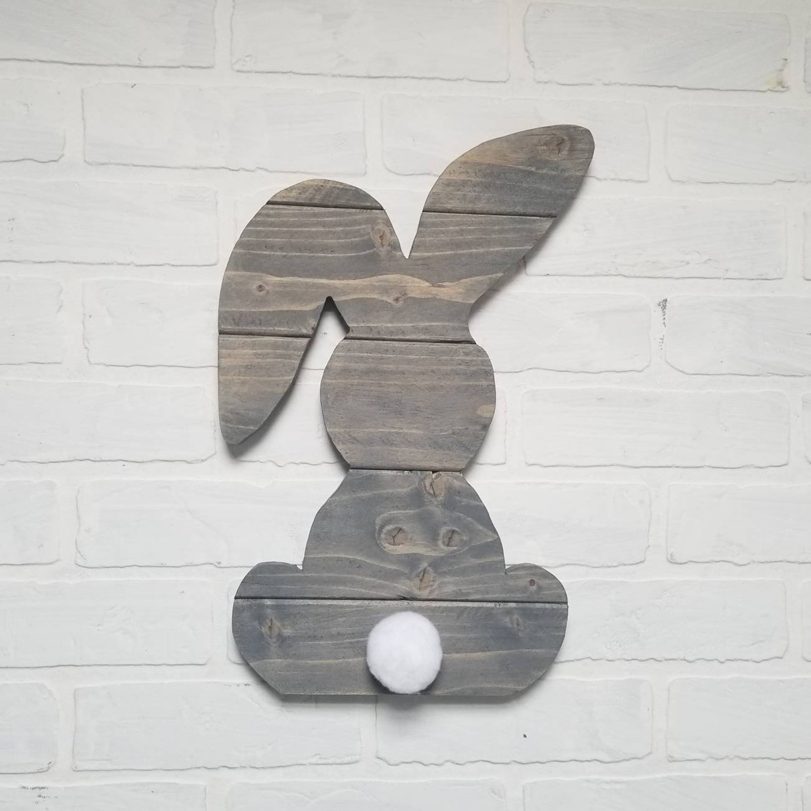 Easter Bunny Reclaimed Wood Door Decoration Wooden Easter | Etsy