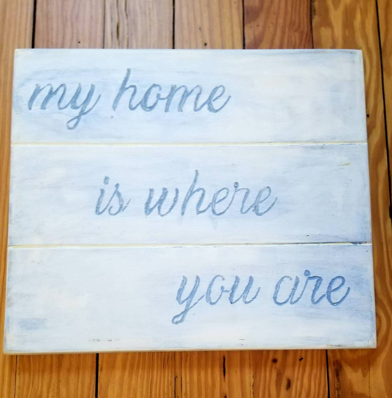 My Home is Where You Are Hand Carved Reclaimed Wood Sign - Etsy