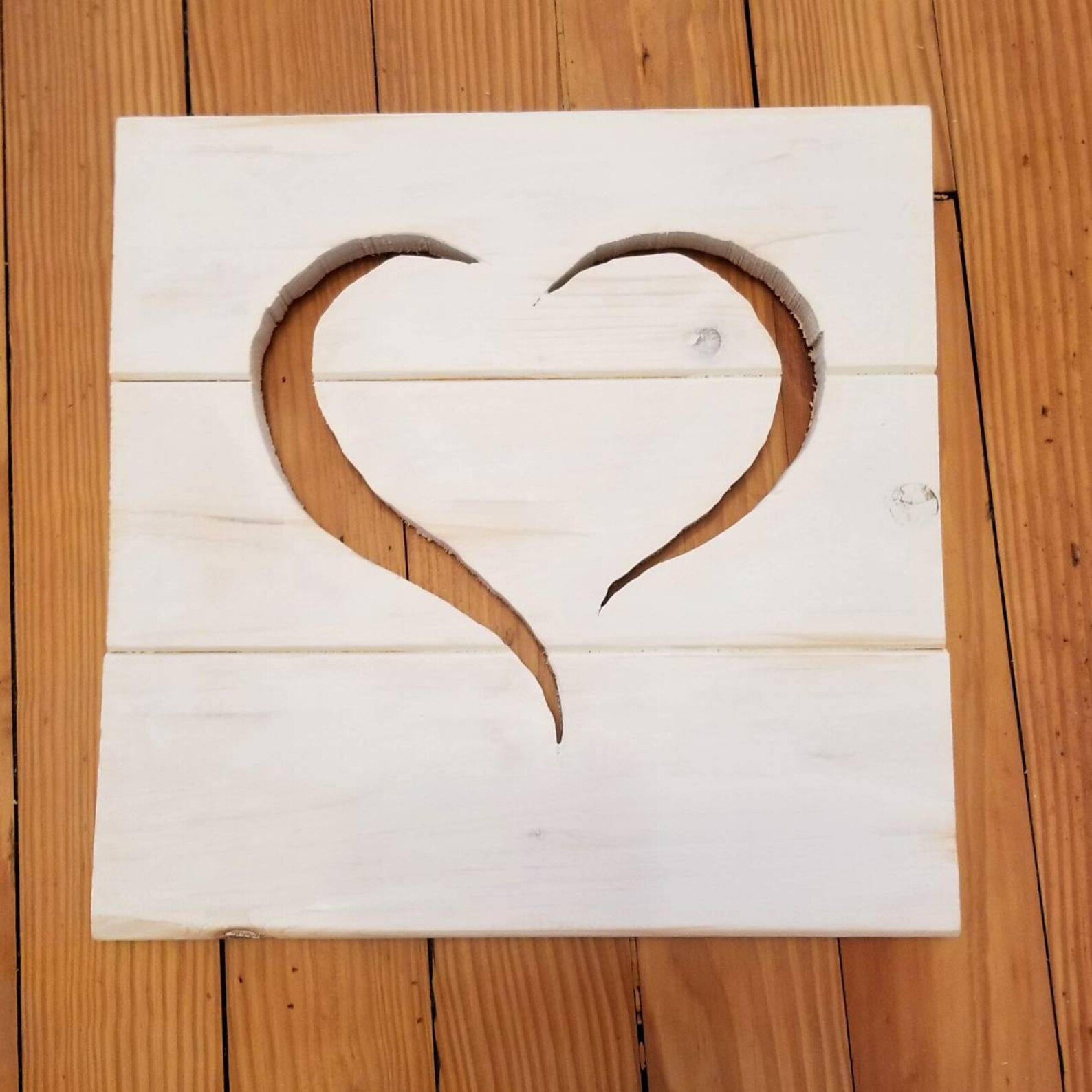 Hand Crafted Rustic Heart Shape Cutout Reclaimed Wood Wall Decor - Etsy