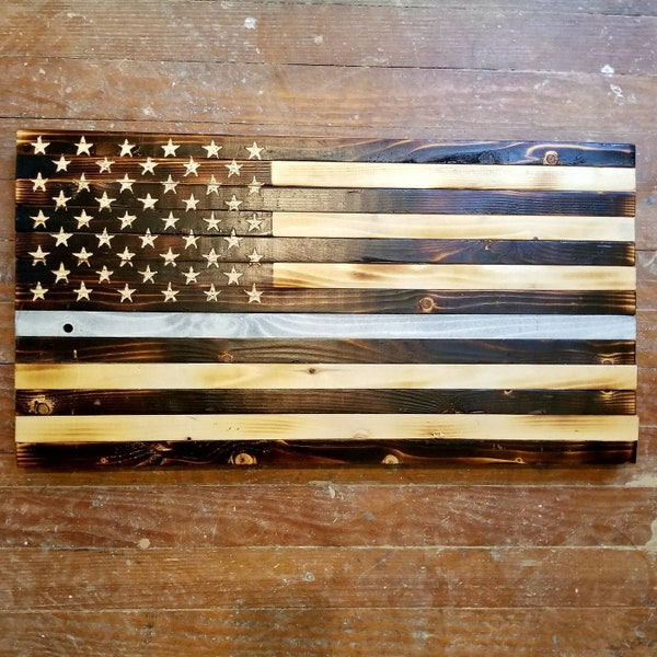 Corrections Officer Wooden Flag - Etsy
