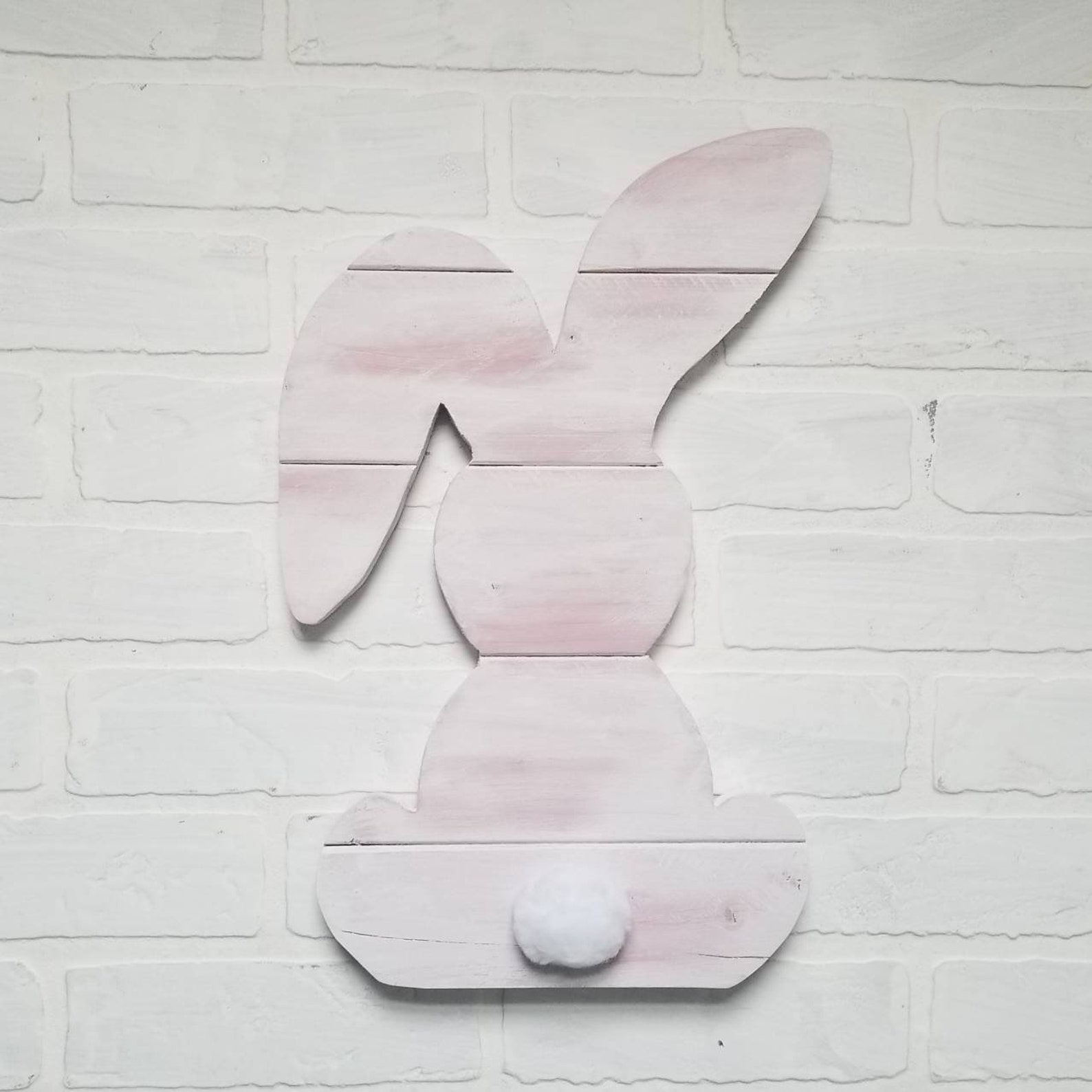 Easter Bunny Reclaimed Wood Door Decoration Wooden Easter | Etsy