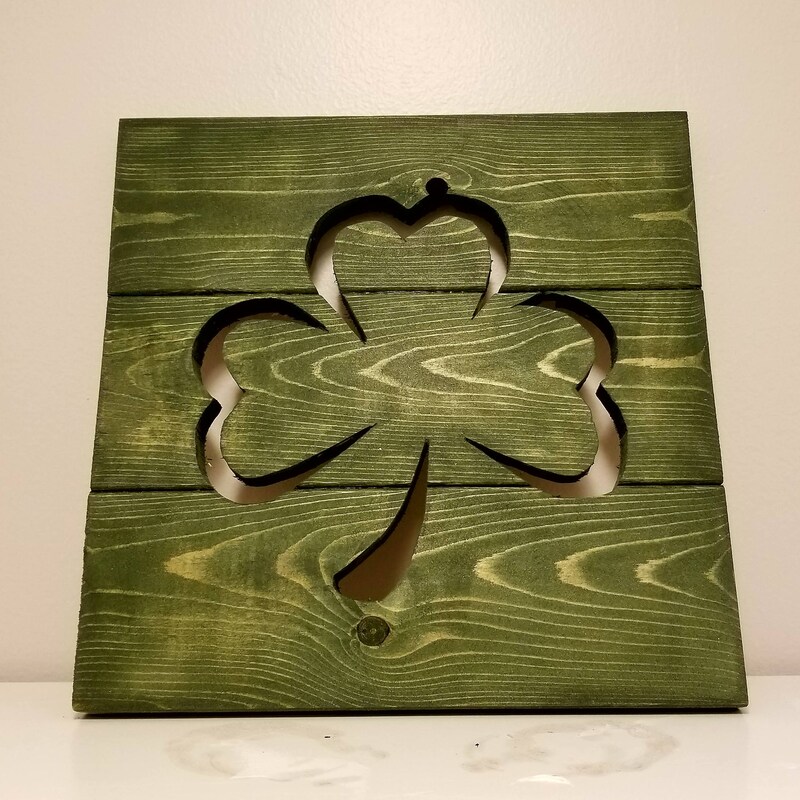Wood Shamrock - Etsy