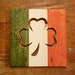 Hand Crafted Rustic Shamrock Cutout Reclaimed Wood Wall Decor - Etsy