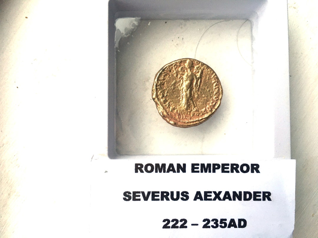 New List. SEVERUS ALEXANDER Roman Emperor 222-235AD 30mm Coin in 7X9CM ...