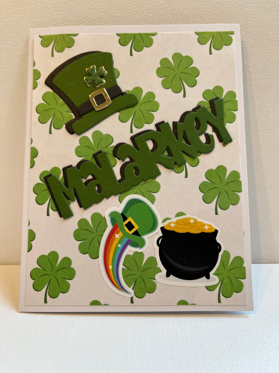 Happy St. Patricks Day Card, Irish Malarkey Card, Luck of the Irish ...
