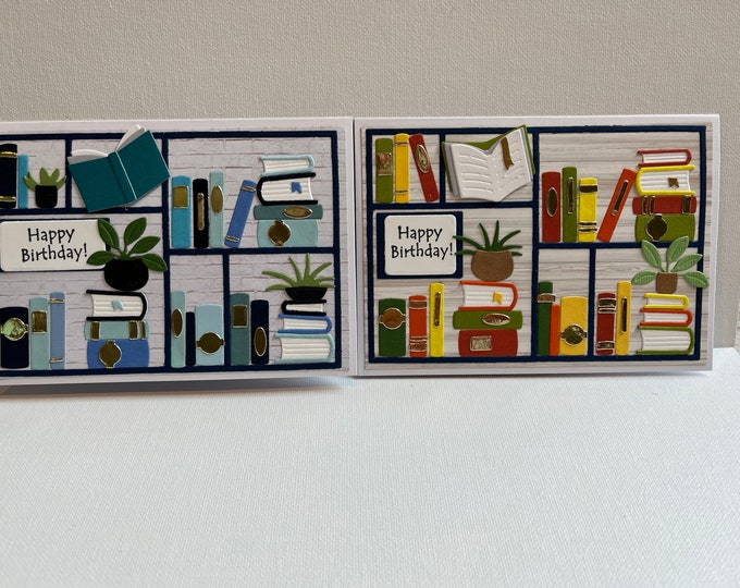 Books in A Library Birthday Card, Book Lover Birthday Card, Love to ...