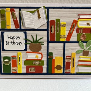 Books in A Library Birthday Card, Book Lover Birthday Card, Love to ...