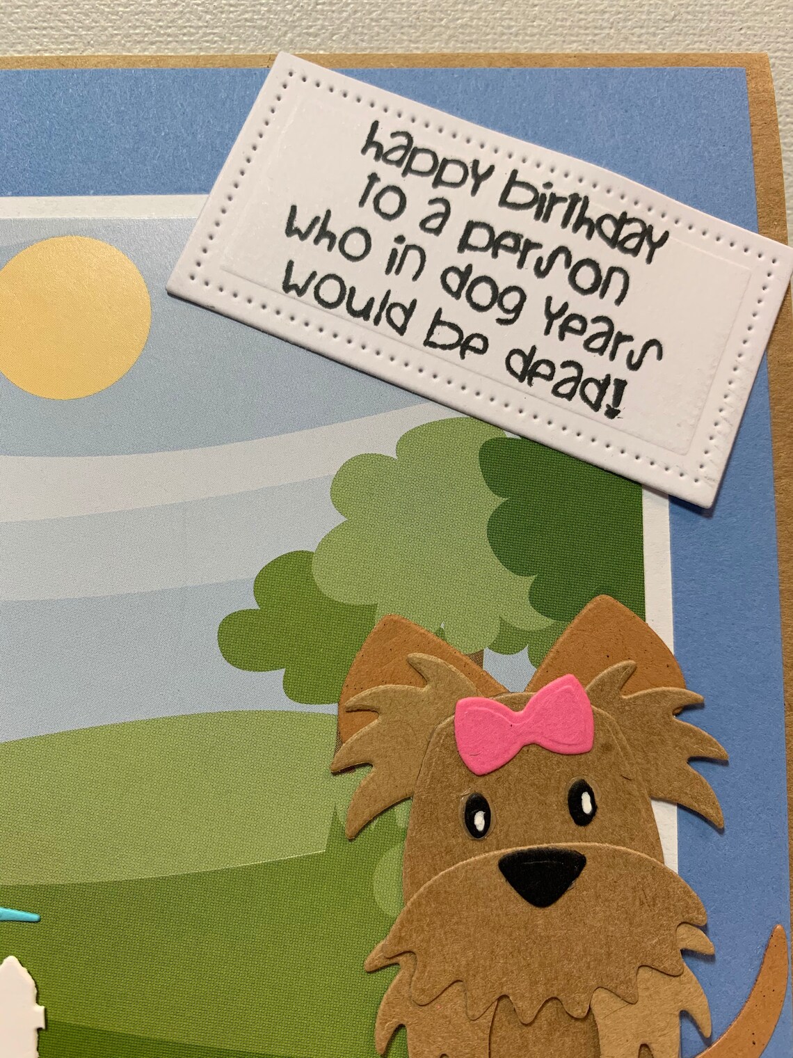 Doggy Birthday Card Happy Birthday Card Dog Lover Birthday | Etsy