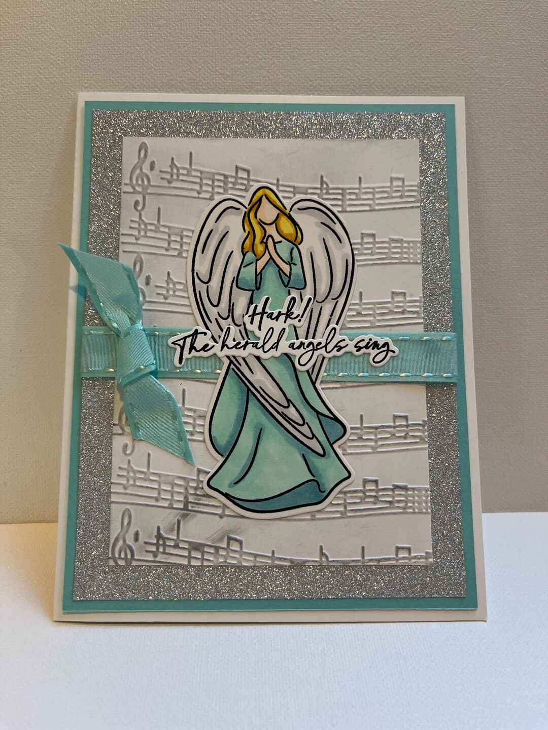 Hark the Herald Angle Sing Card, Christmas Angel Card, 3D Christmas ...