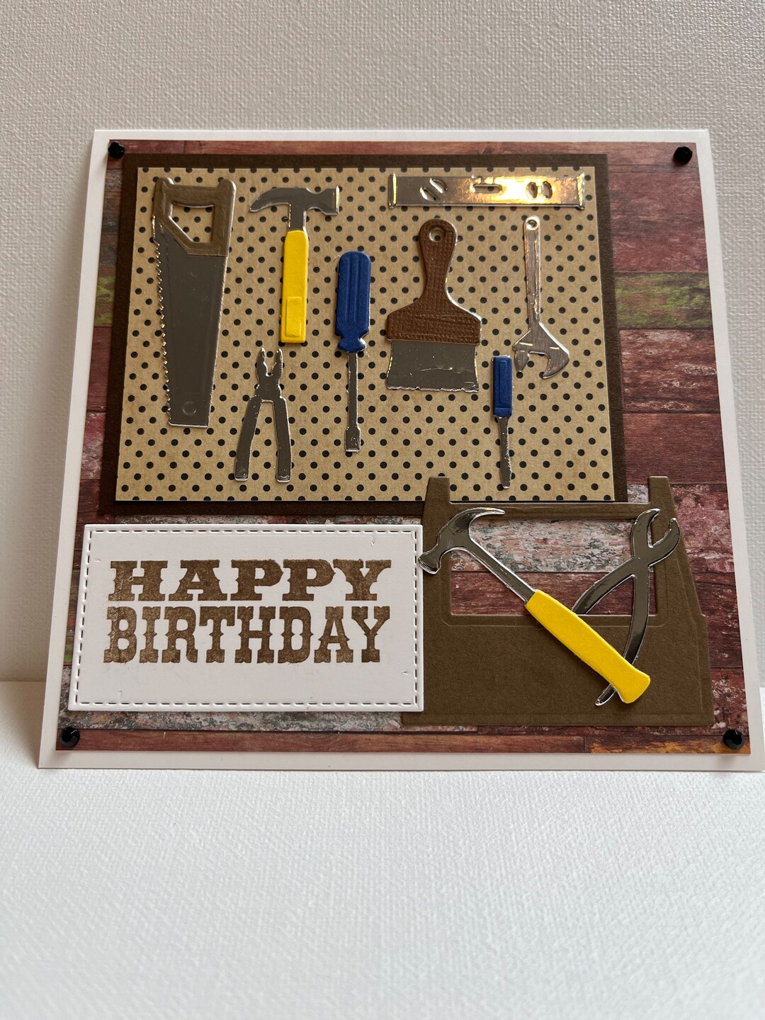 Happy Birthday to the Handyman Card, Tools and Tool Chest Birthday Card ...