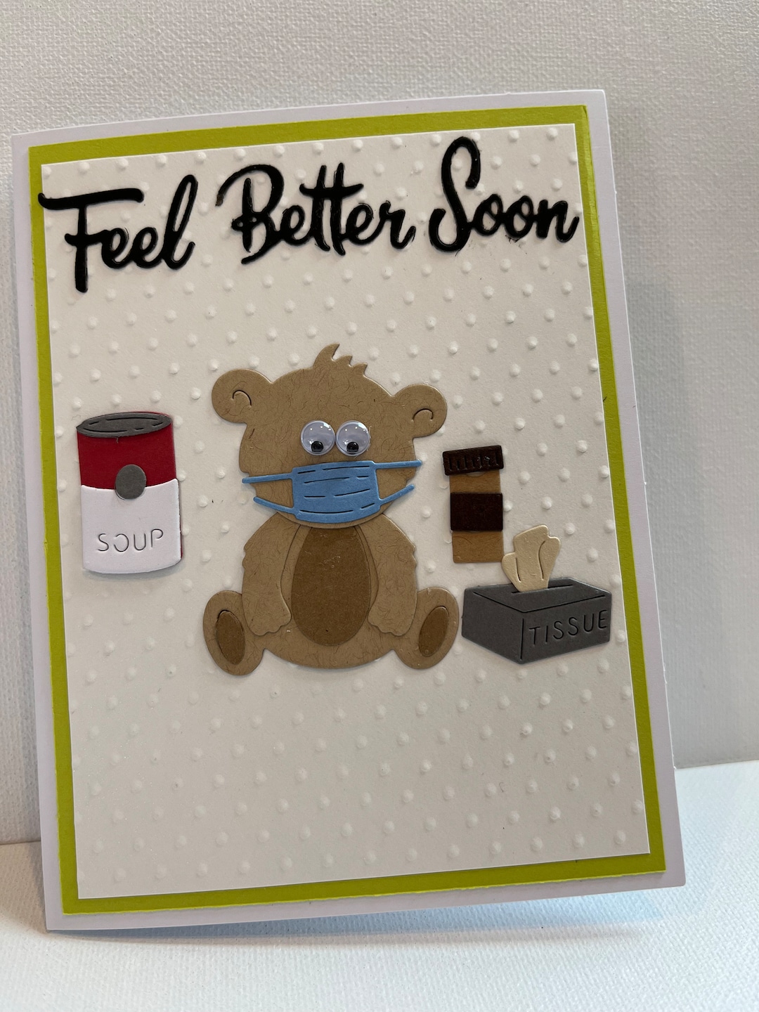 Get Well Soon Card, Feel Better Soon Card, Handmade Get Well Card ...