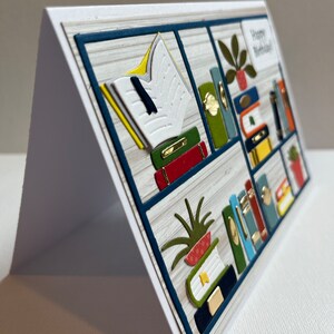 Books in A Library Birthday Card Book Lover Birthday Card - Etsy