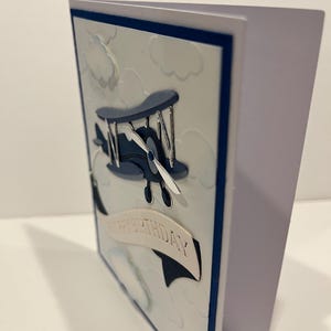 Happy Birthday Flying Airplane Card, 3D Airplane Birthday Card ...