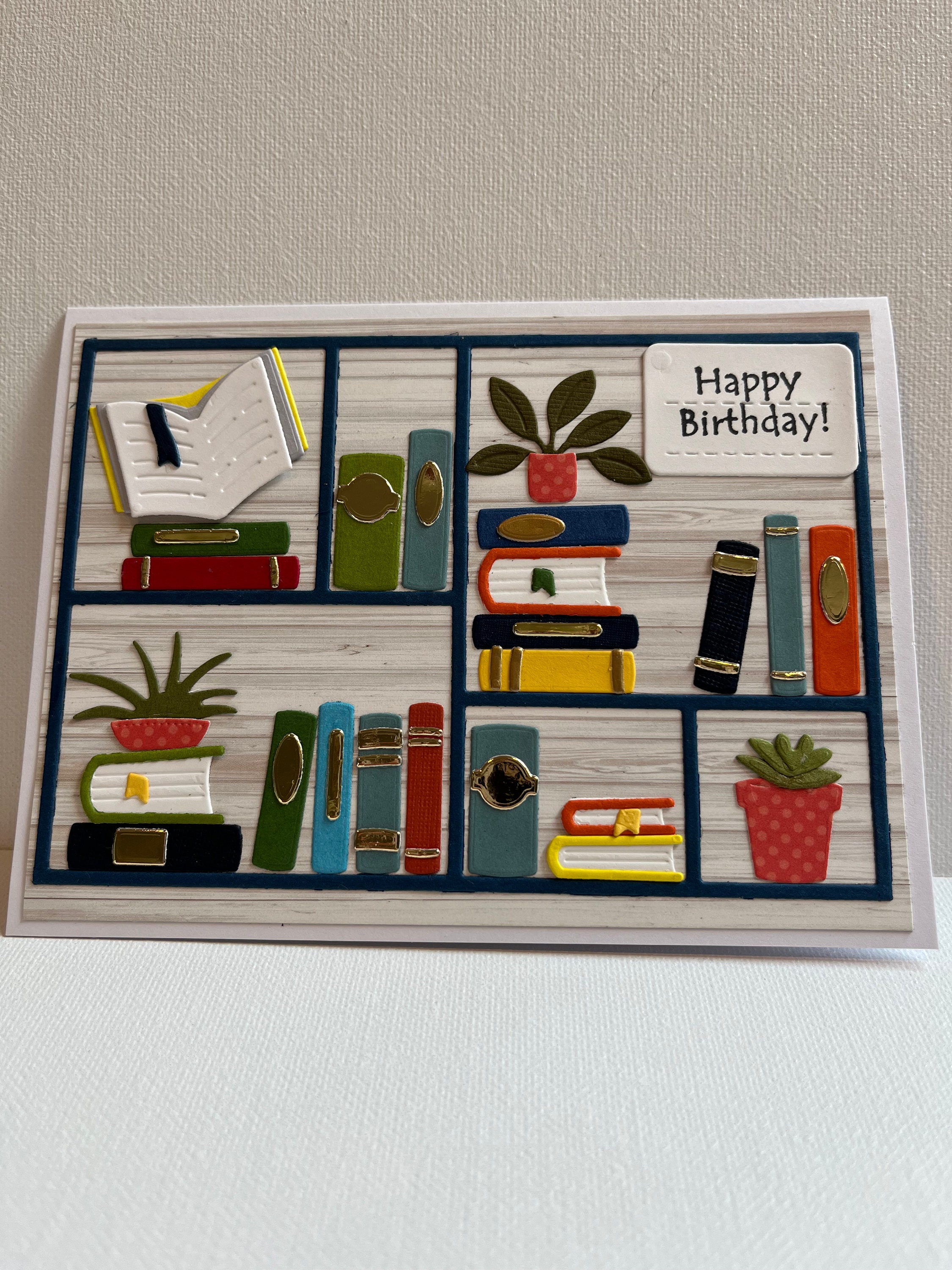 Books in A Library Birthday Card Book Lover Birthday Card - Etsy