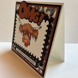 Holy Cow It's Your Birthday Card, Funny Cow Birthday Card, OMG It's ...