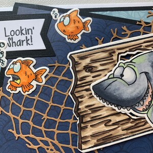 Lookin' Shark, Smile Card, Funny Shark Card, Shark Birthday Card, 3D ...