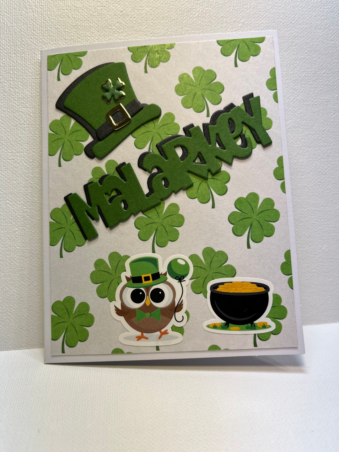 Happy St. Patricks Day Card, Irish Malarkey Card, Luck of the Irish ...