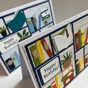 Books in A Library Birthday Card, Book Lover Birthday Card, Love to ...