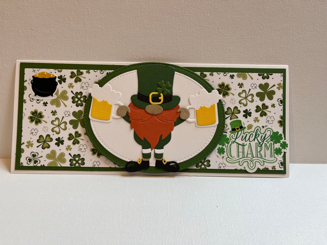 Lucky Charm St. Patricks Day Card, Leprechaun Card, Funny Leprechaun ...