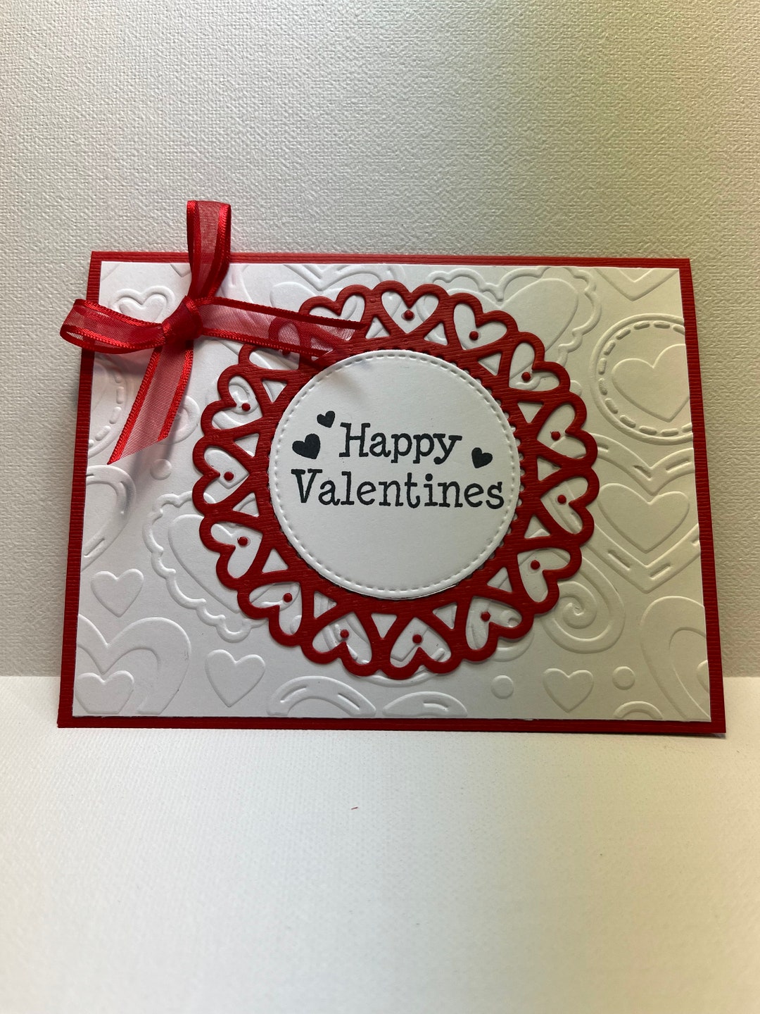 Happy Valentines Day Card, 3D Valentines Day Card, Handmade Valentine's ...