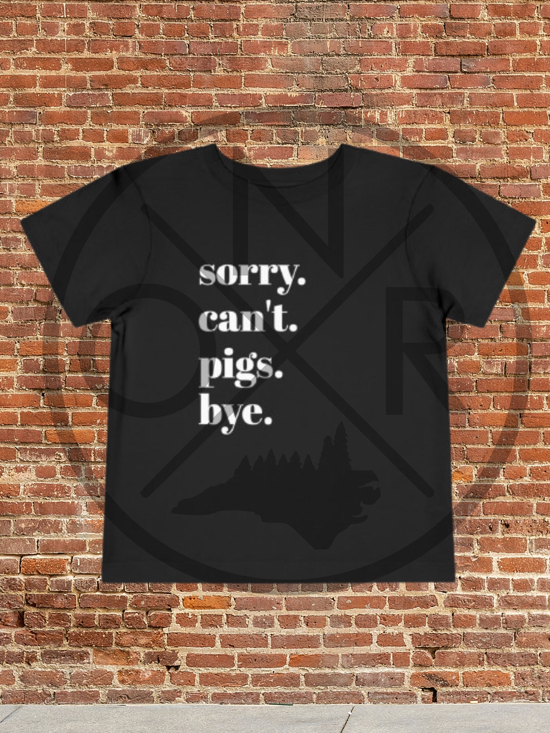 Sorry. Can't. Pigs. Bye. Kid Kids Homestead Homesteader Toddler Short ...