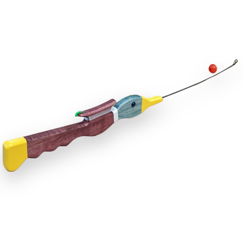 Green Hornet Ice Fishing Pole Etsy