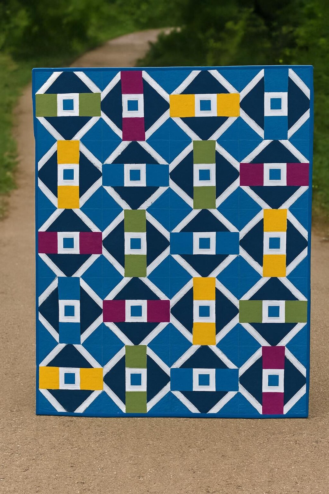 Pathways – Modern Geometric Quilt Pattern (PDF Digital Download) - Etsy