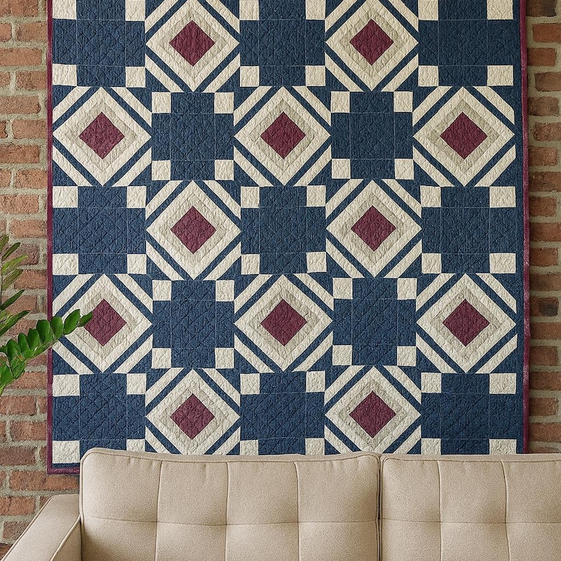 Midnight Diamonds Quilt Pattern - Etsy