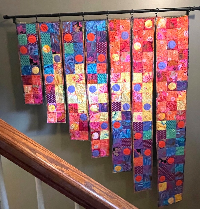 Staircase Quilt Pattern Booklet – Modern Wall Hanging Quilt ...