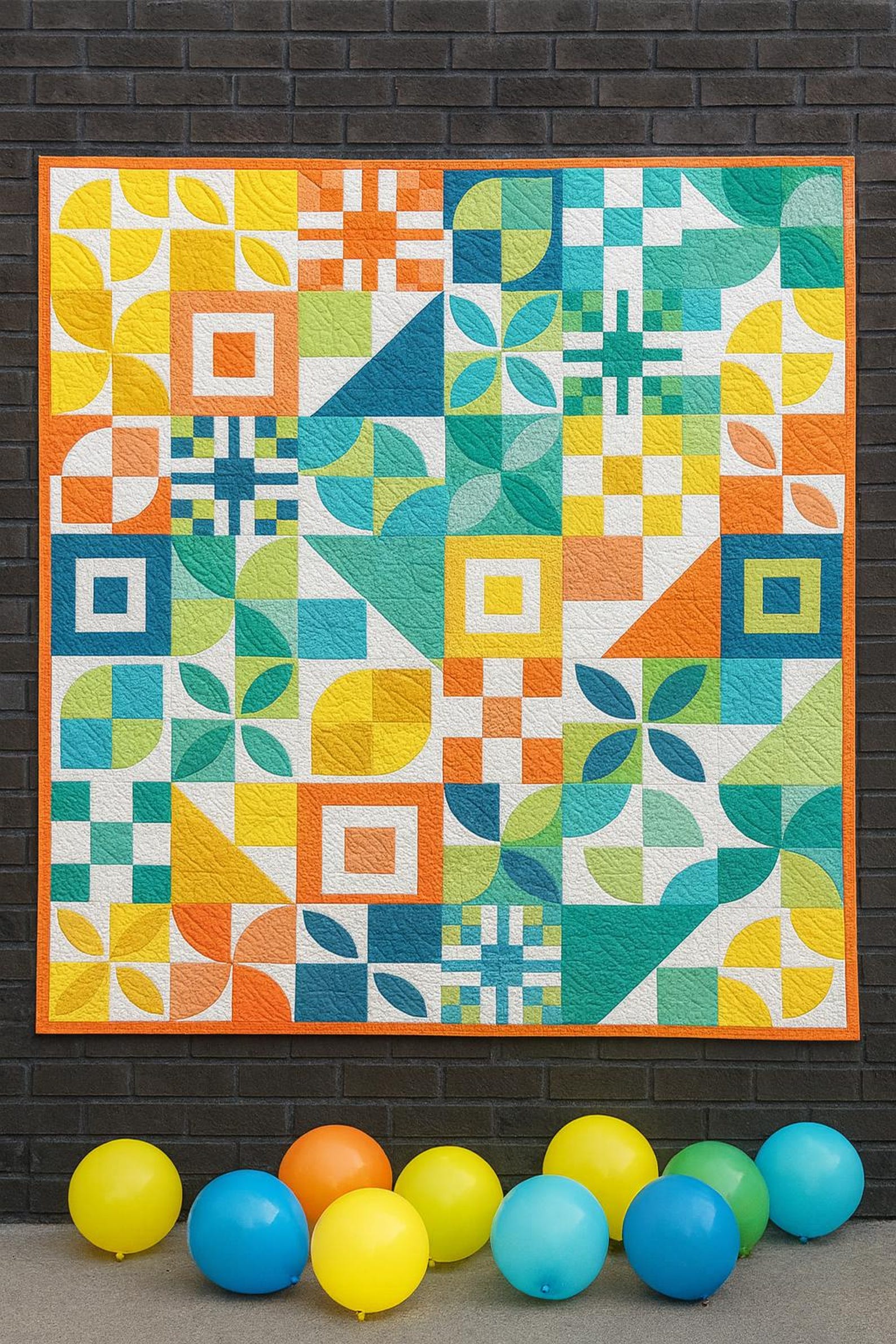 Modern Quilt Pattern, Patchwork Parade - Etsy
