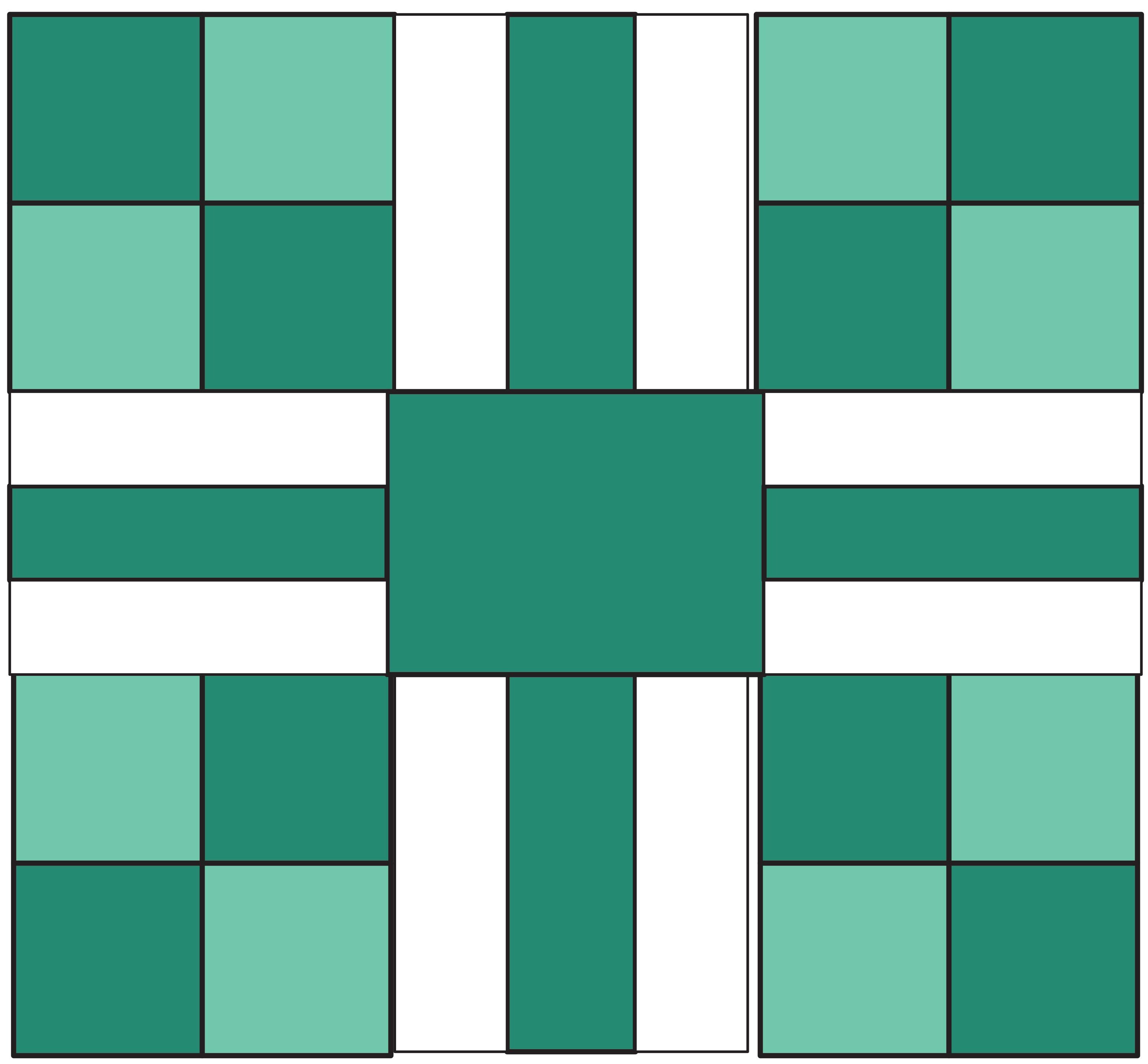Modern Quilt Pattern, Patchwork Parade - Etsy