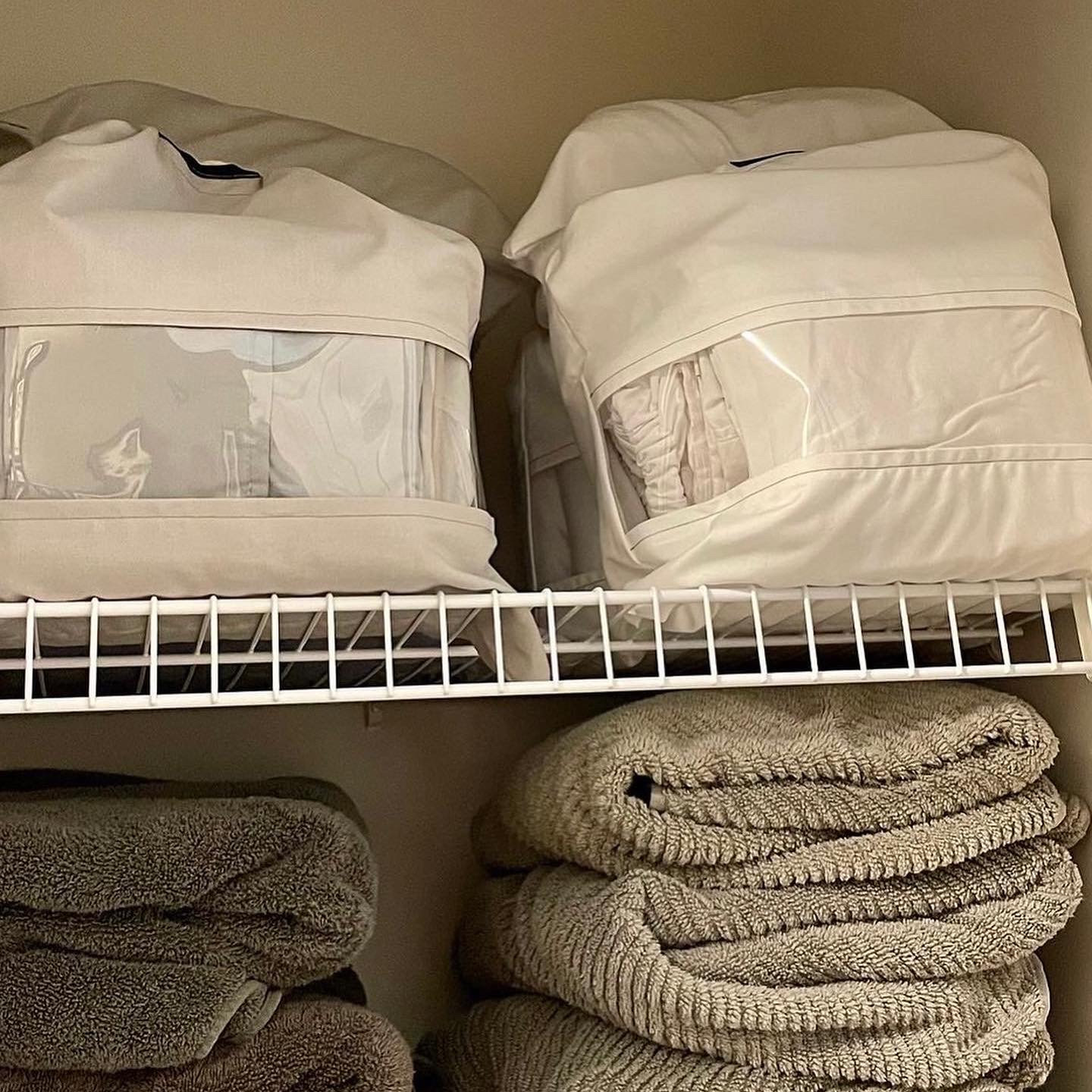 Personalized Bed Sheet Organizer Bed Linen Storage Bags - Etsy