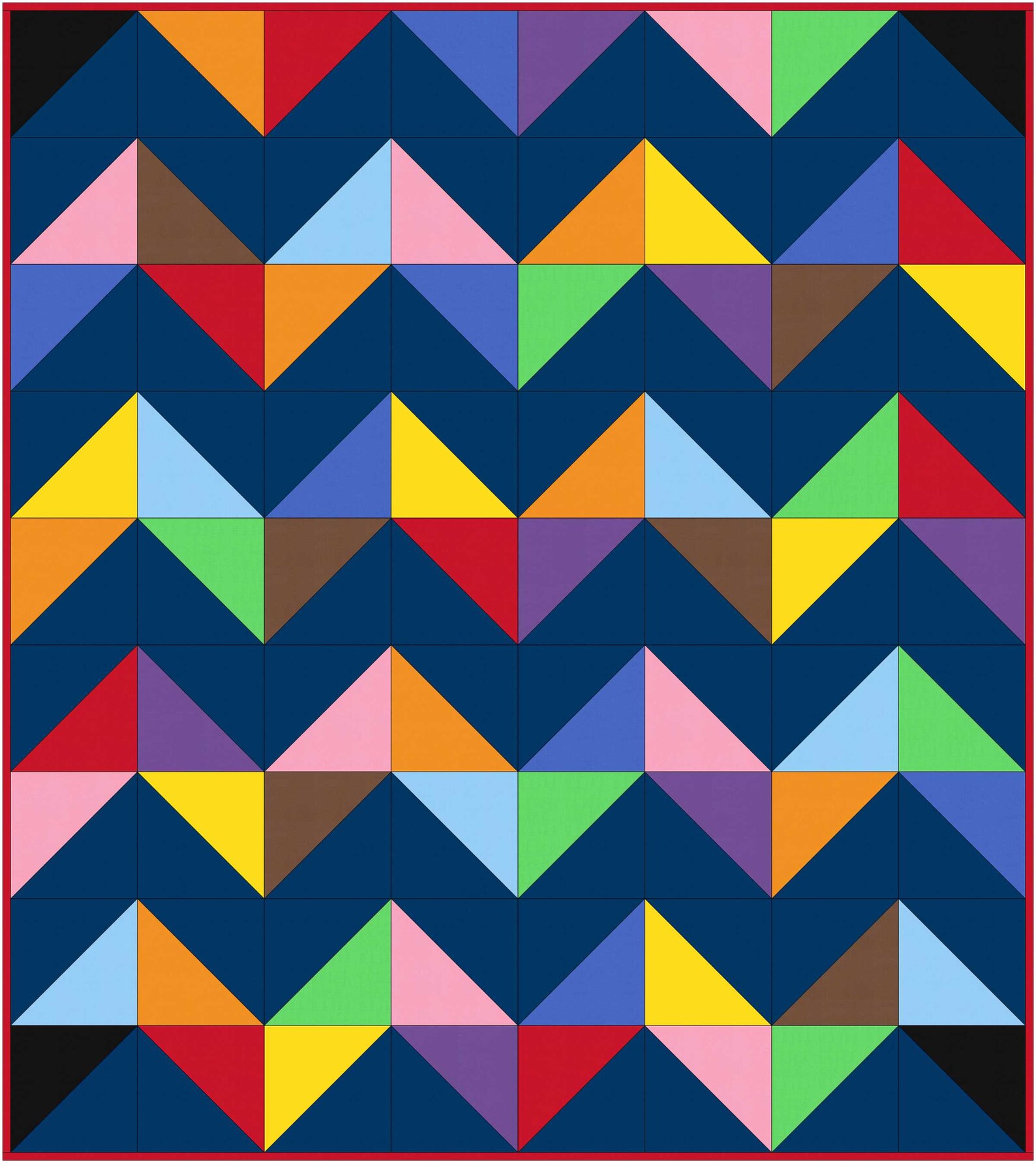 Pride Quilt Pattern, Modern Quilt Pattern - Etsy
