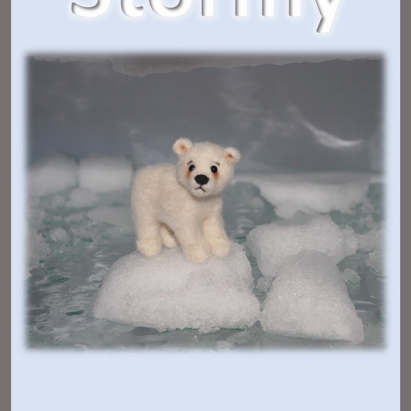 Felt Polar Bear - Etsy