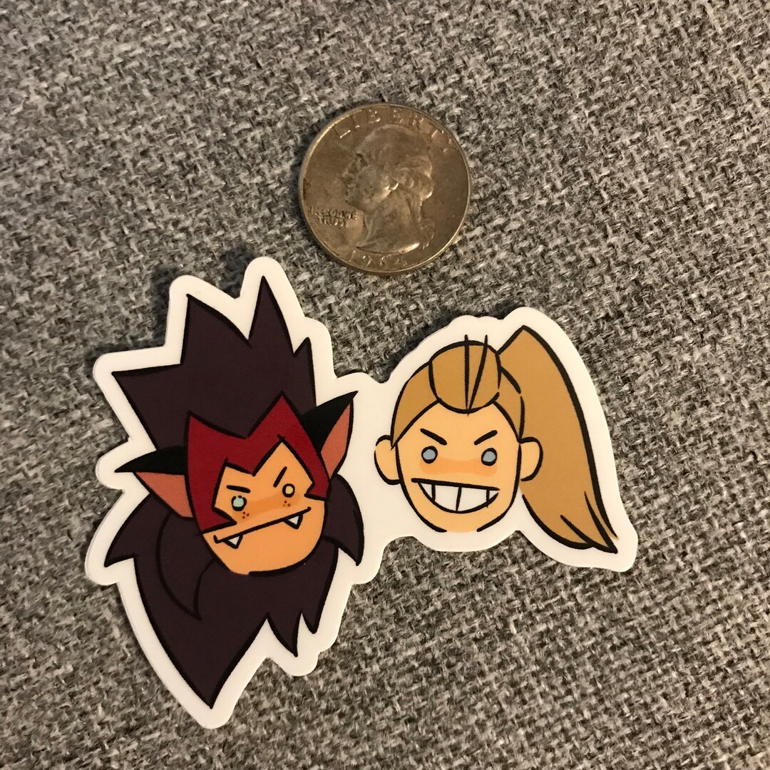 Catradora Doodle Vinyl Sticker - Etsy