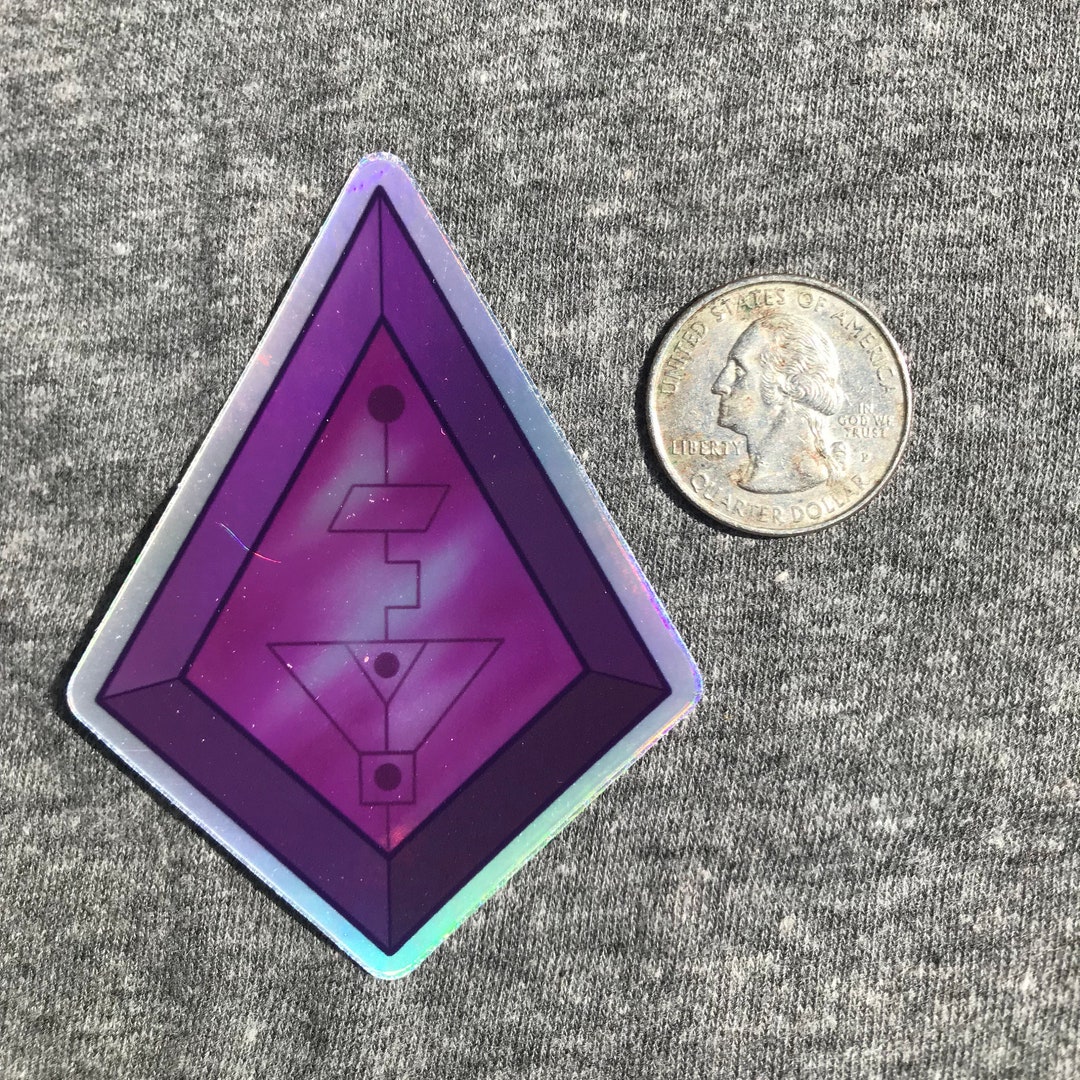 Entrapdak luvd Holographic Vinyl Sticker discont. - Etsy