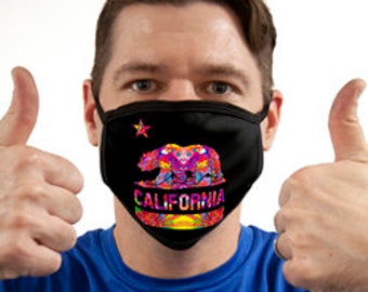 California Face Mask | Etsy