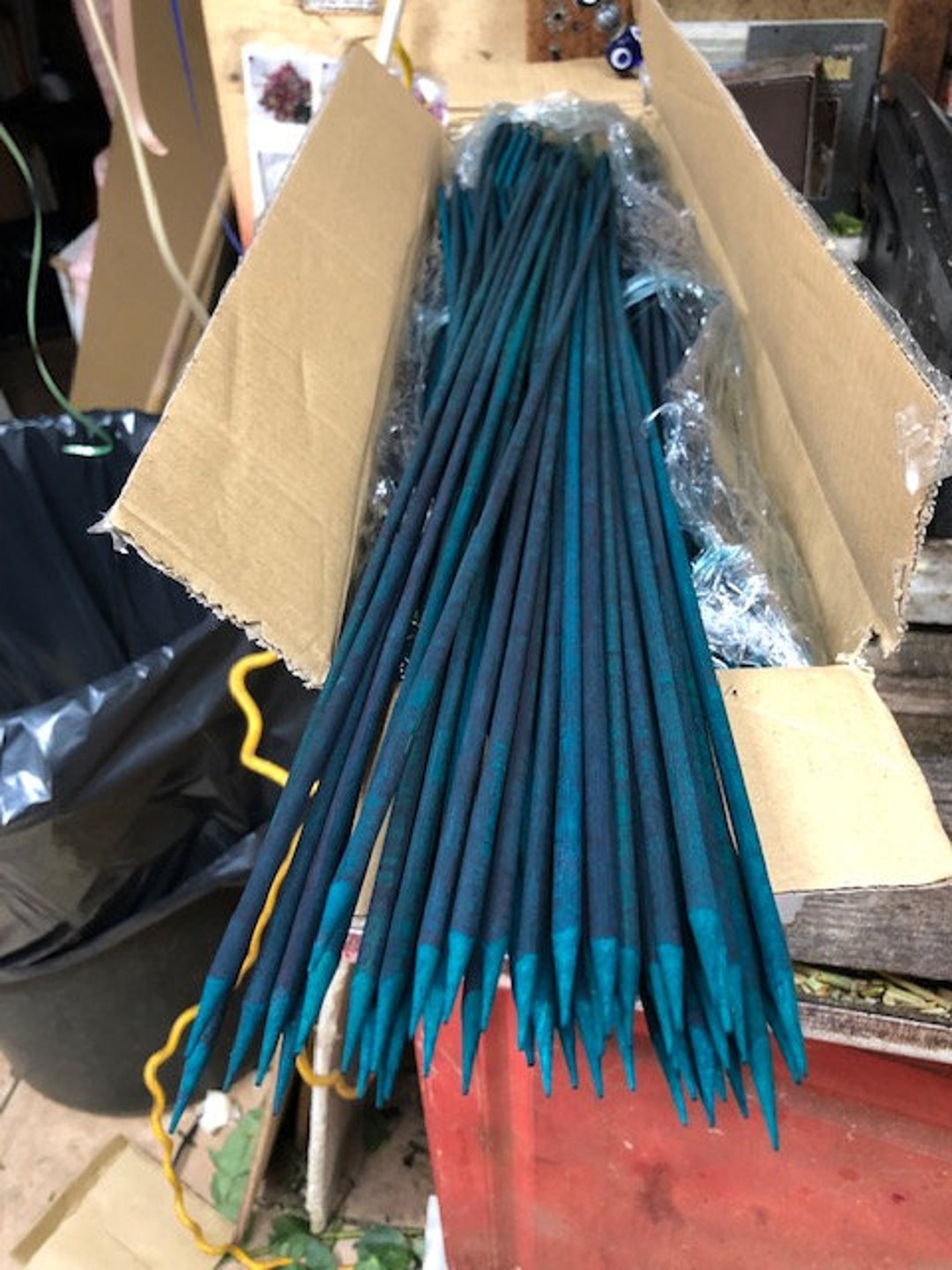 Flower Florist Sticks 24 Inch - 60 Cm Green Picks - Etsy