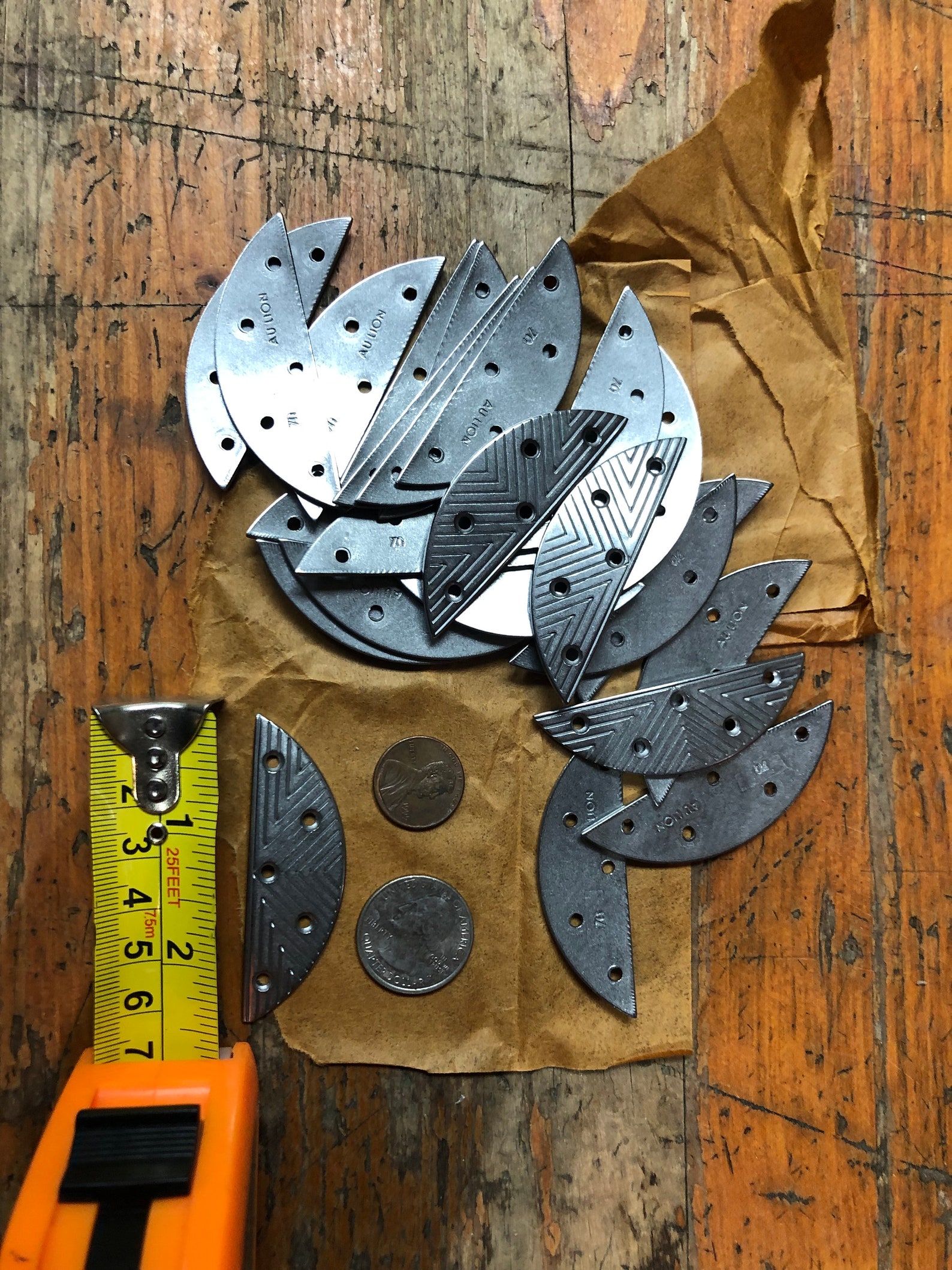 Vintage Metal Boot Heel Plates – Shoe Repair Taps, 24 Pcs - Etsy